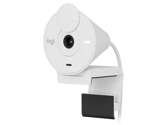WebCam Logitech Brio 300 FHD White 960-001440 | Neutro Hardware